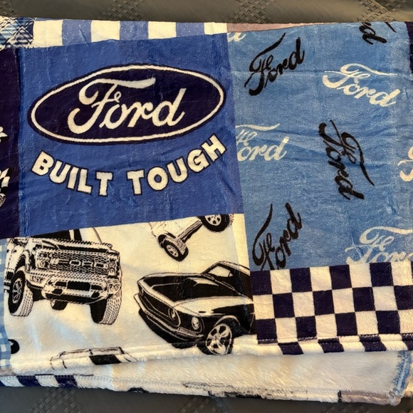 Ford | Bedding | Ford Built Tough Plush Blanket 5x60 | Poshmark